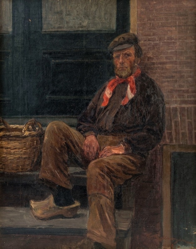 Friedrich Kallmorgen | THE DUTCH FISHERMAN (1902) | MutualArt