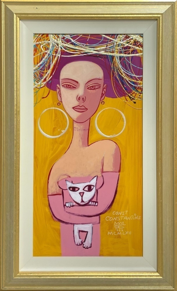 Constantine Popov | The Mysterious White Cat | MutualArt