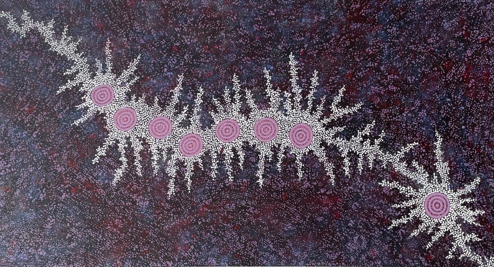 Gabriella Possum Nungarrayi | Seven Sisters Dreaming (2022) | MutualArt