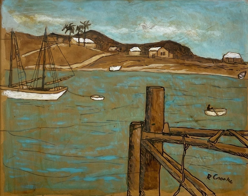 Ray Crooke | Fishing Village | MutualArt