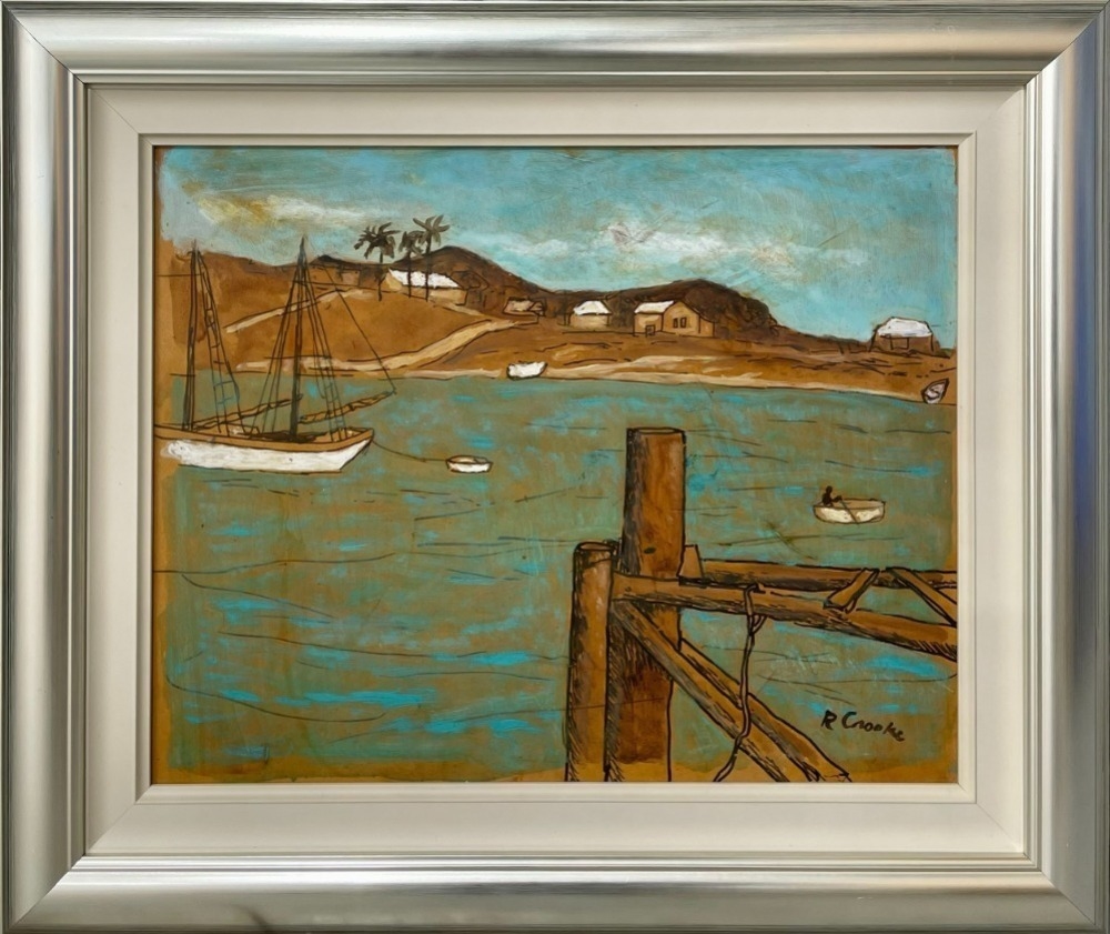 Ray Crooke | Fishing Village | MutualArt