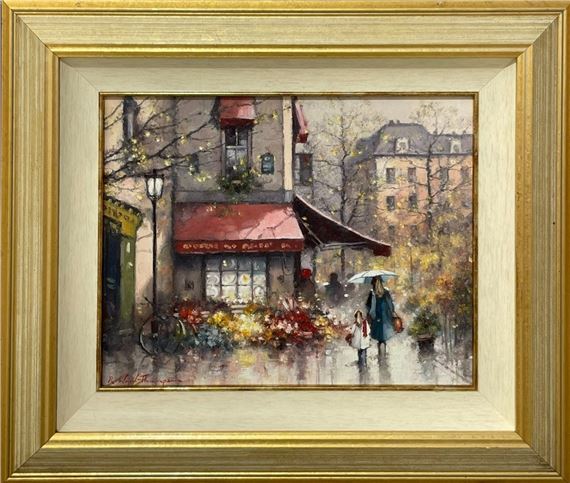 Ramon Ward Thompson | The Streets of Saint-Germain-des-Pres | MutualArt