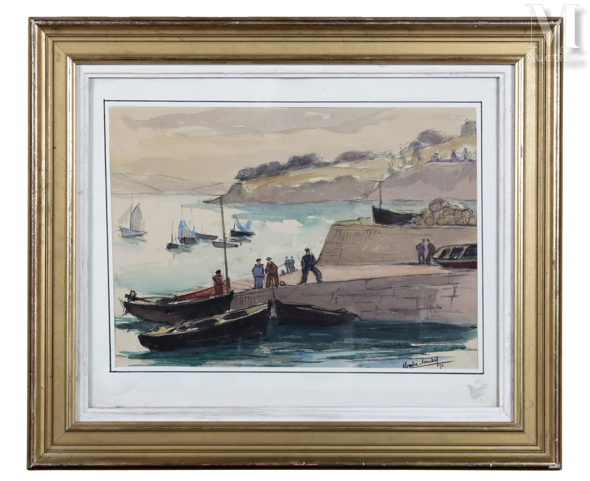 Pierre Abadie Landel | Les marins à quai (30) | MutualArt