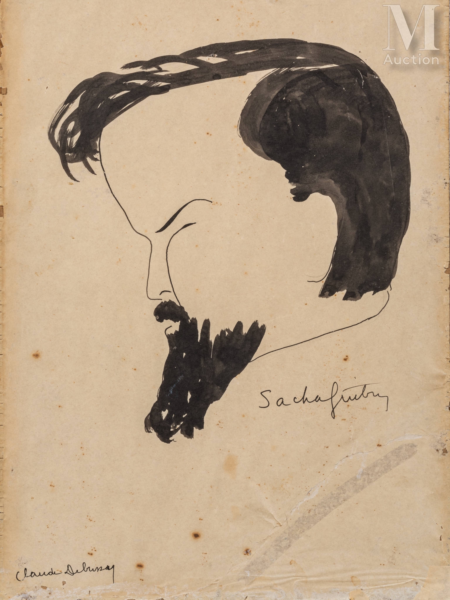 Sacha Guitry | Portrait de Debussy | MutualArt