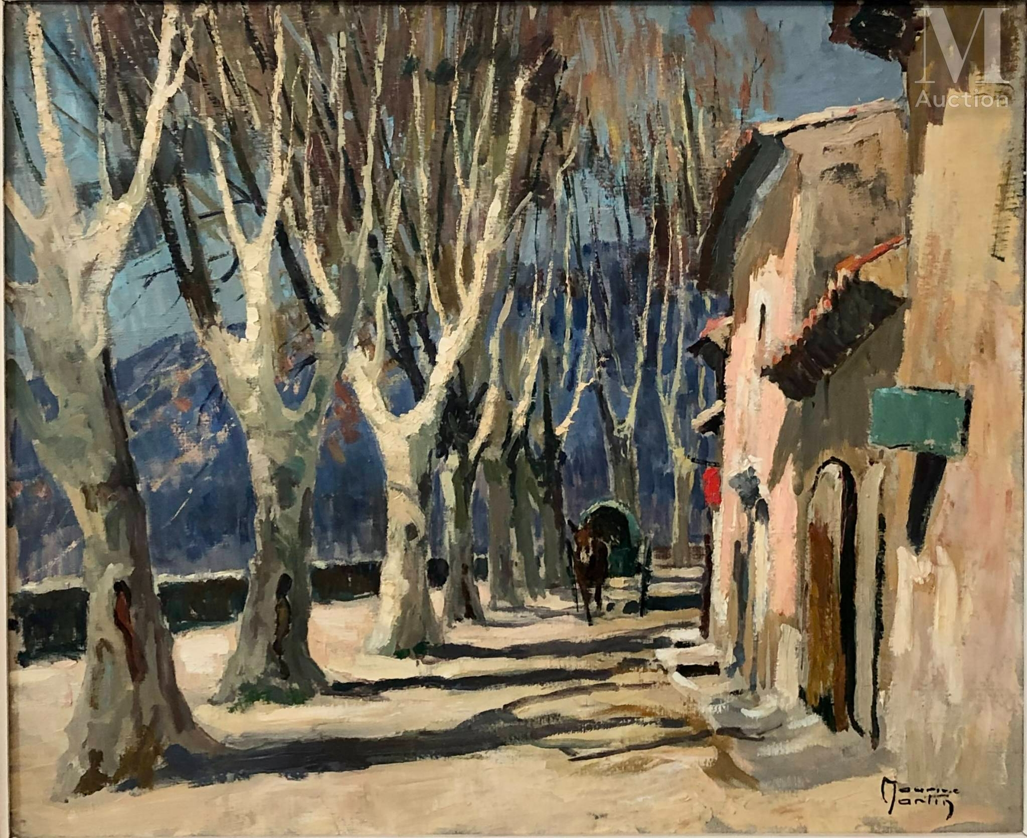 Maurice Martin | Entrée de Lourmarin | MutualArt