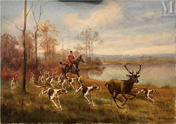 Claude-Joseph Vernet | Chasse à courre | MutualArt