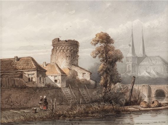 Jan Gerard Smits | AN DER IJSSEL VOR DEVENTER | MutualArt