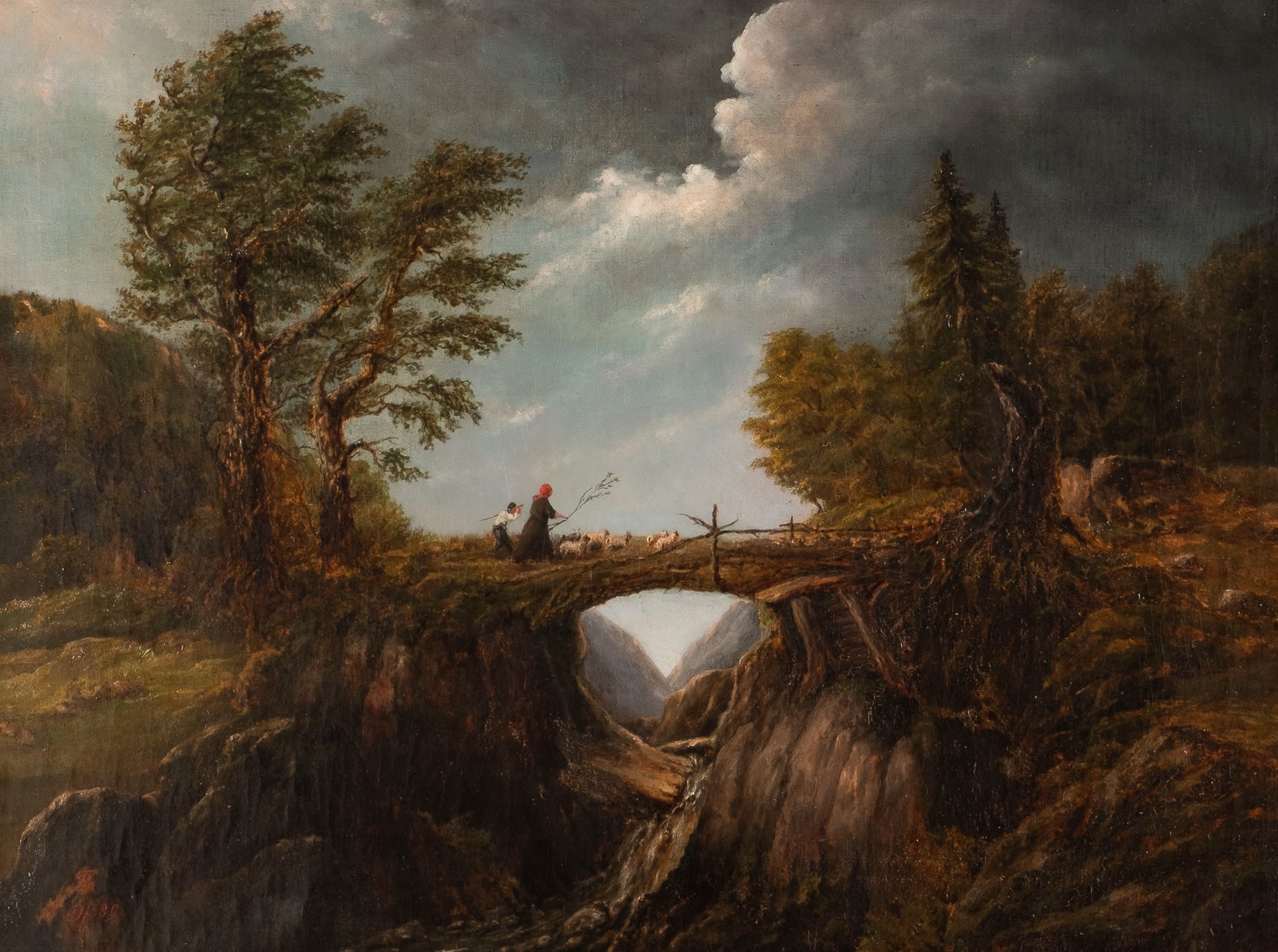 Fritz Beinke | HERANZIEHENDES GEWITTER (1889) | MutualArt