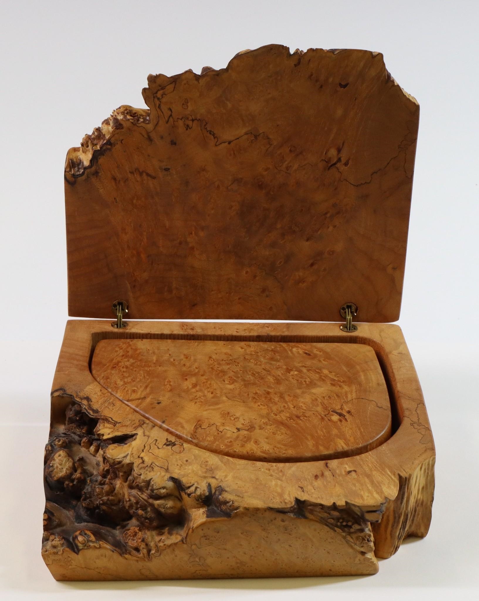 Michael Elkan | Burl Maple Nesting Boxes | MutualArt