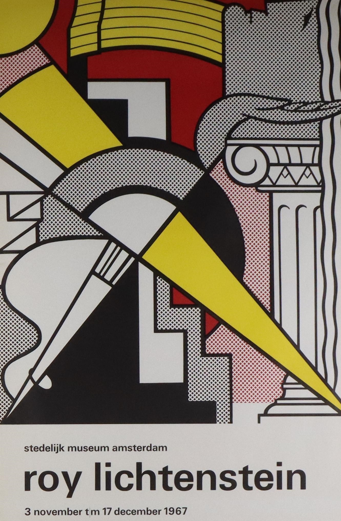 Roy Lichtenstein | Poster for an early Lichtenstein Exhibition at the ...