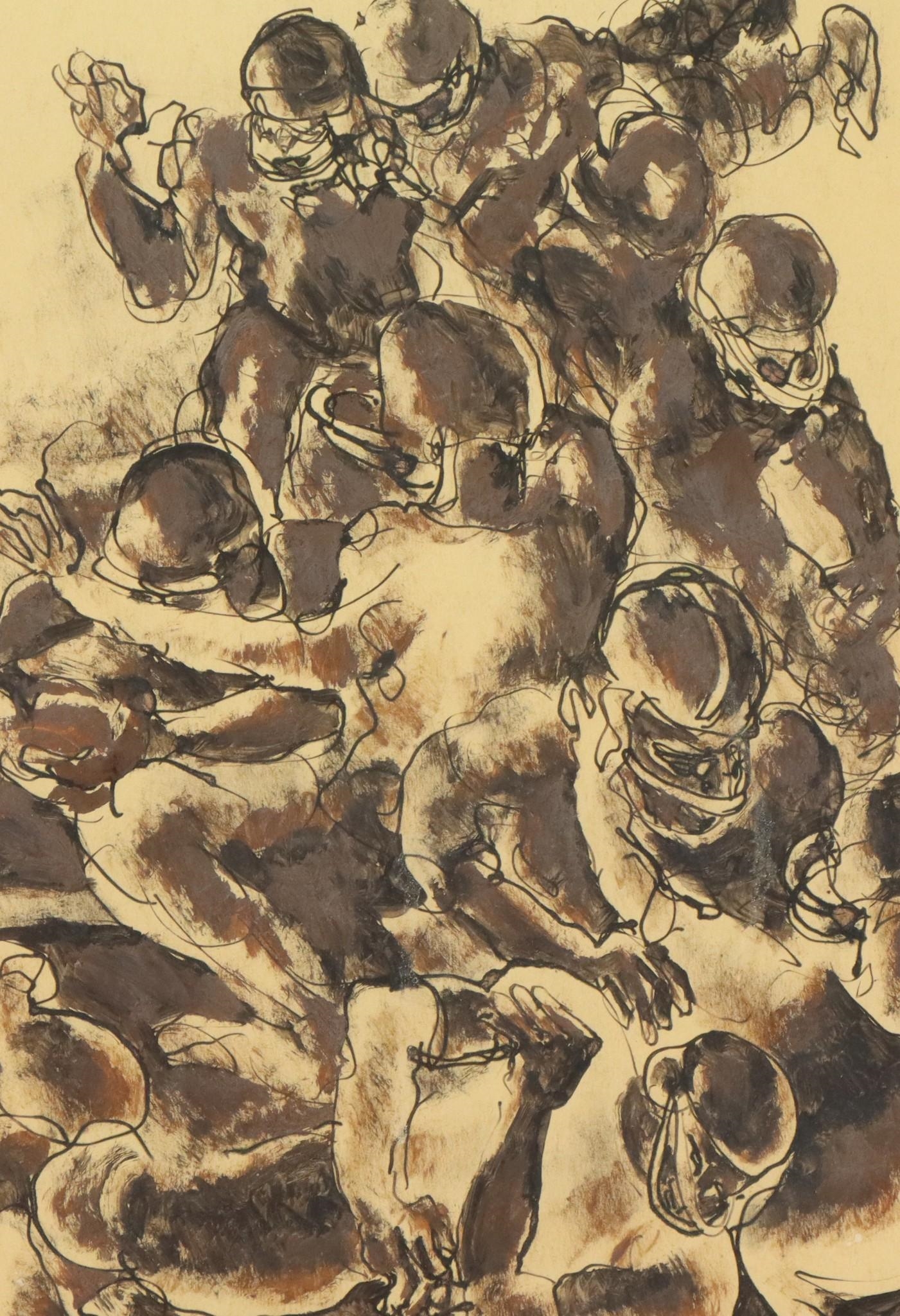 Louis Wolchonok | Ethereal figural composition | MutualArt