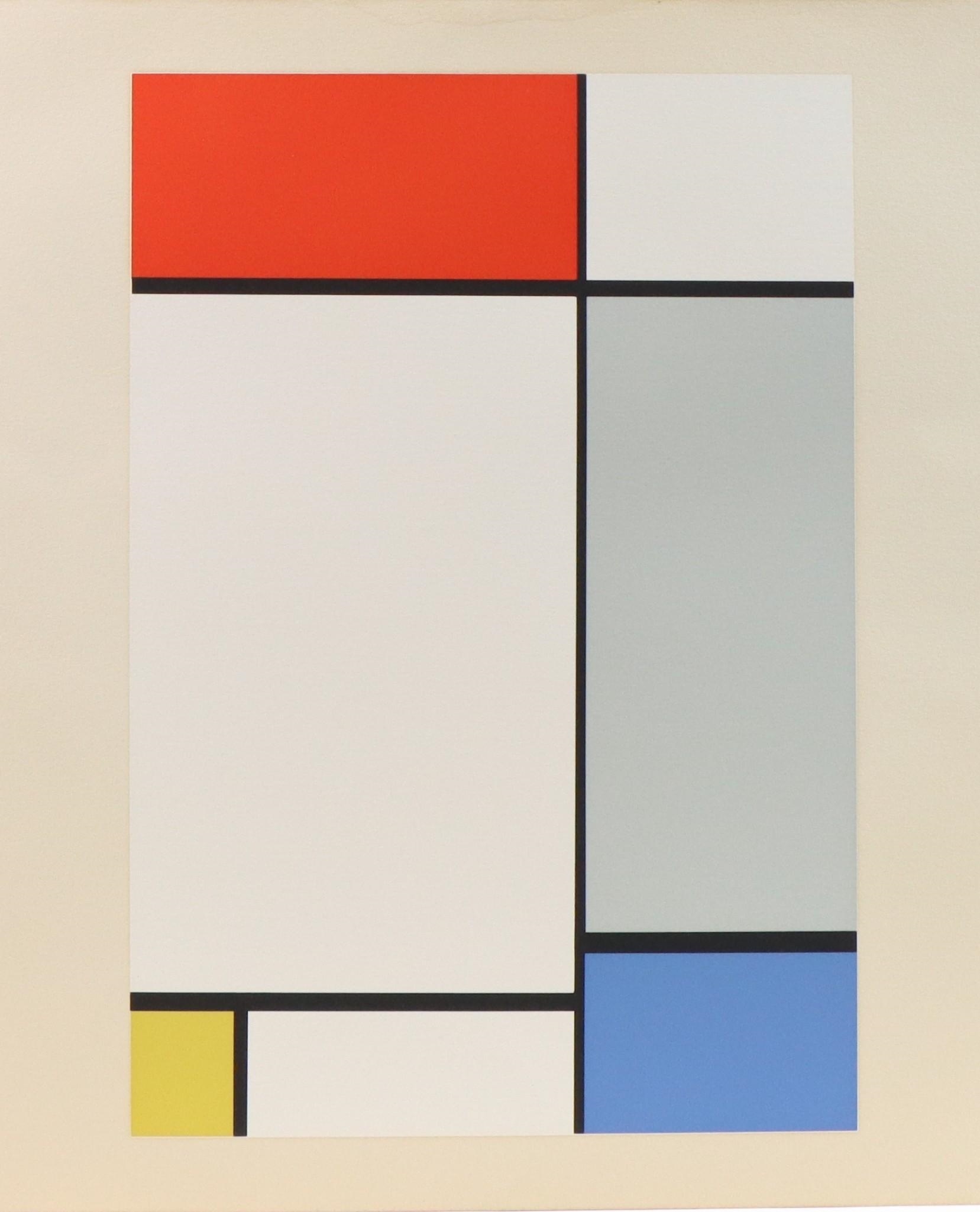 Piet Mondrian Composition With Red Blue And Yellow 1930