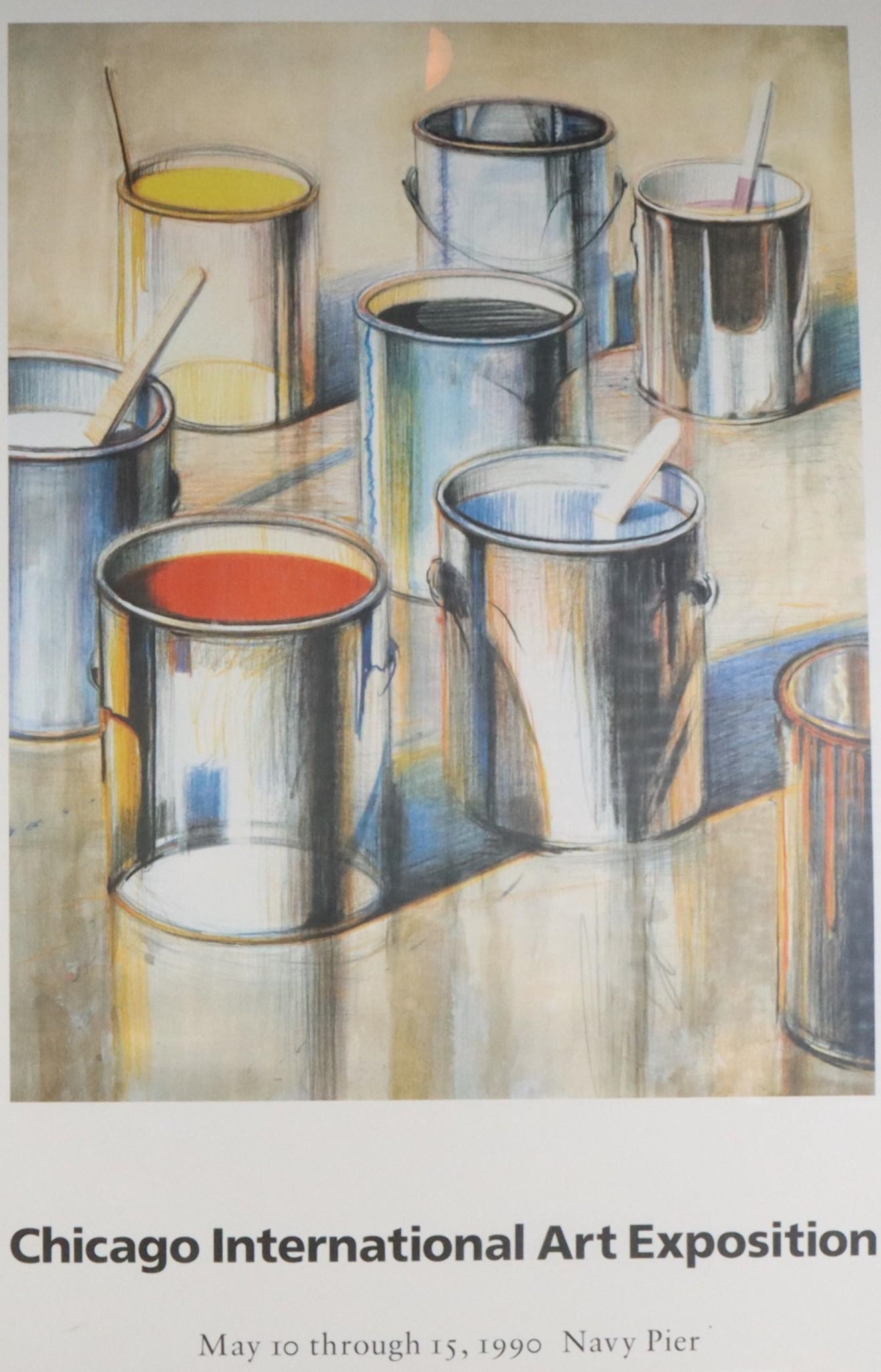 Wayne Thiebaud | Poster for the Chicago International Art Exposition ...