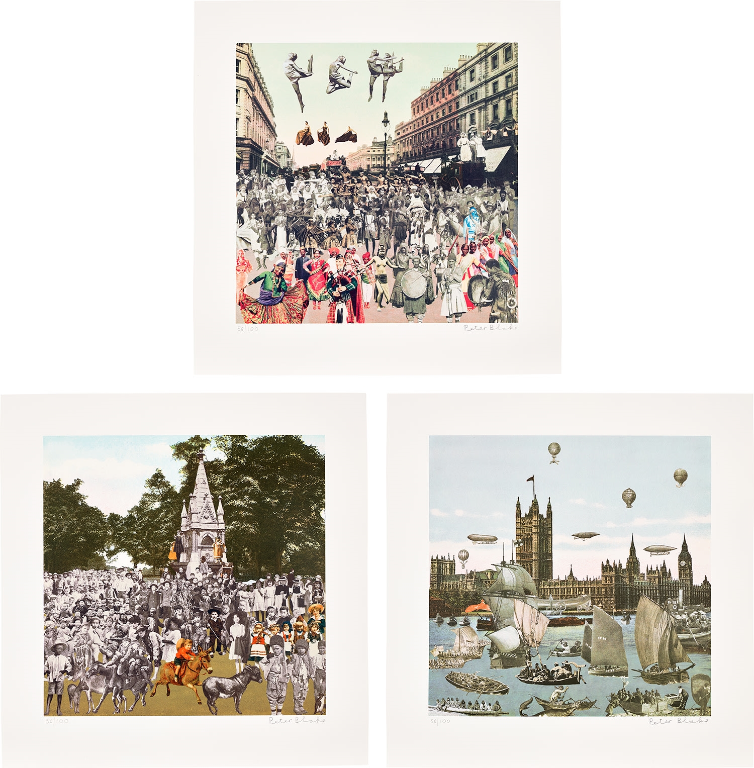 Peter Blake | The London Suite: nine plates (2012) | MutualArt
