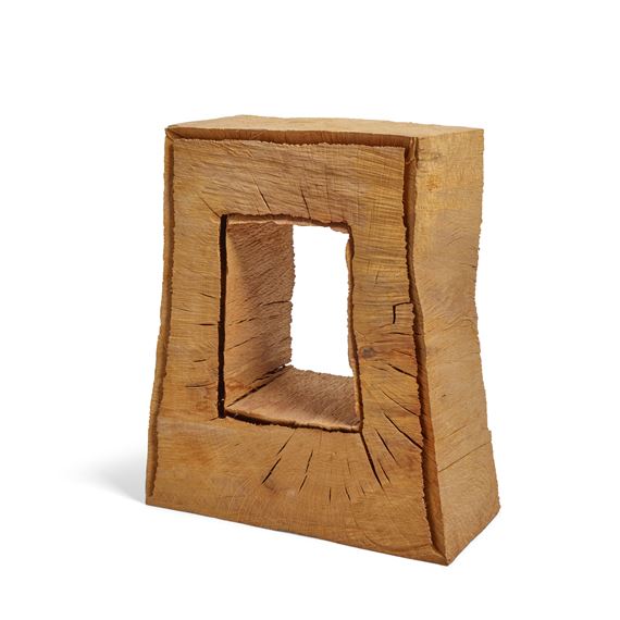 David Nash | Oak Cross (Cut Corners Skellig Cross) (1997) | MutualArt