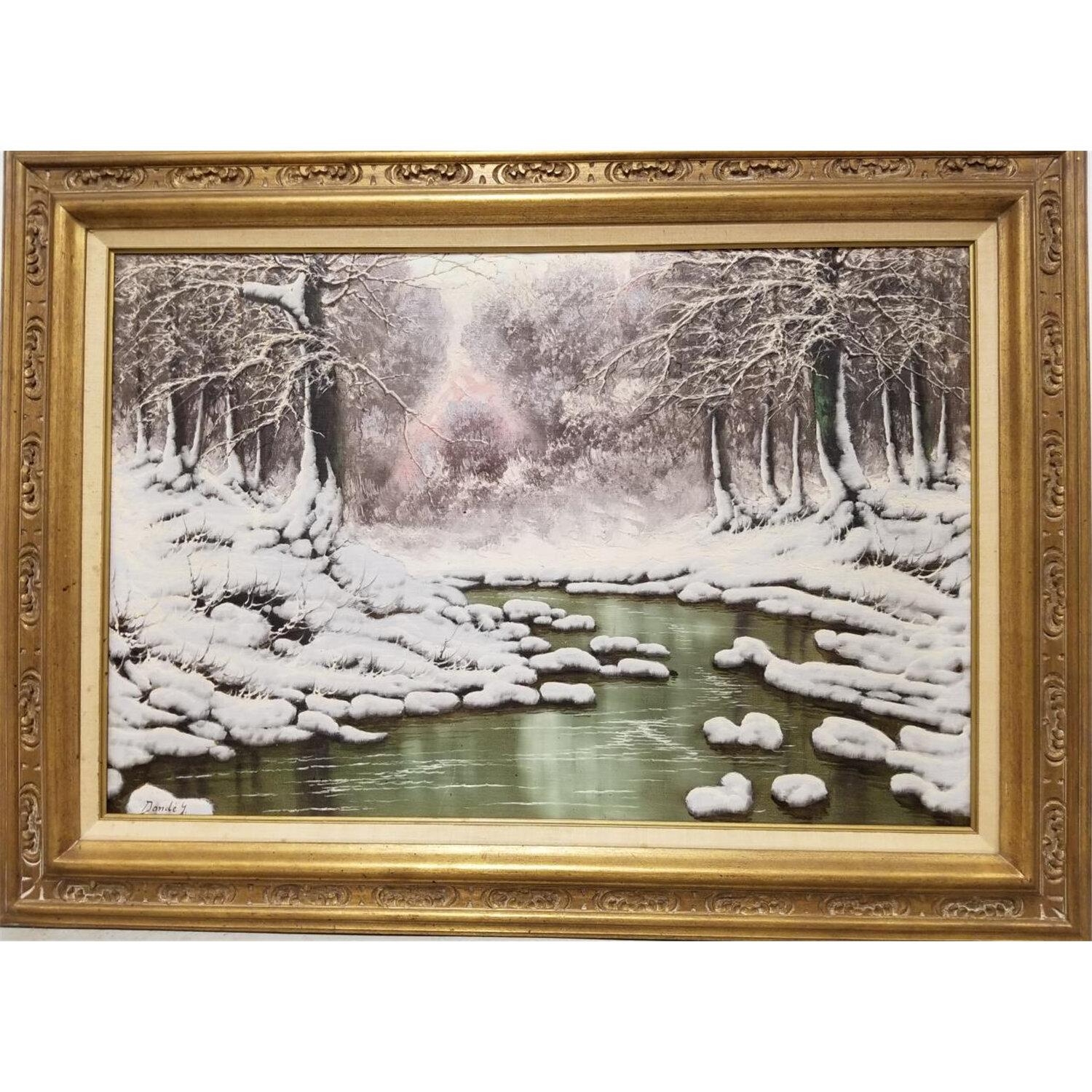 Joseph L.R. Dande | Snow Scene | MutualArt
