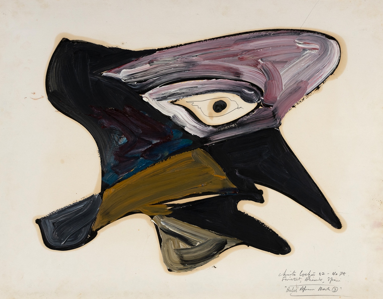 Christo Coetzee | Bulu African Mask III' (1982) | MutualArt