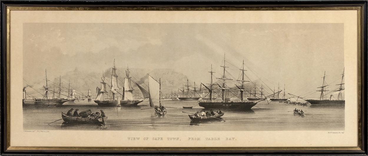 Thomas William Bowler | view of Cape Town from Table Bay | MutualArt