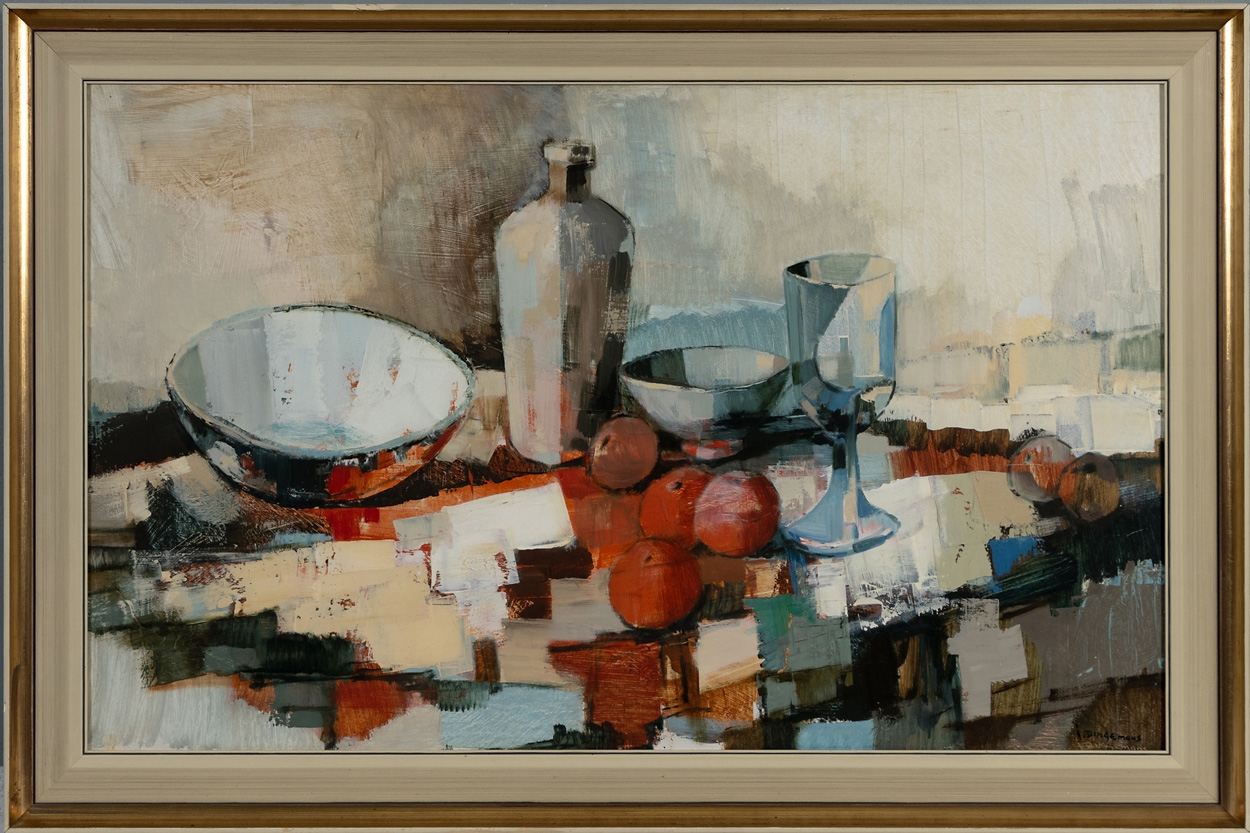 Johannes Wilhelmus Dingemans | still life of bottle | MutualArt