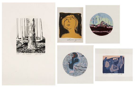 Chris Spies | a collection of five various lithographs | MutualArt