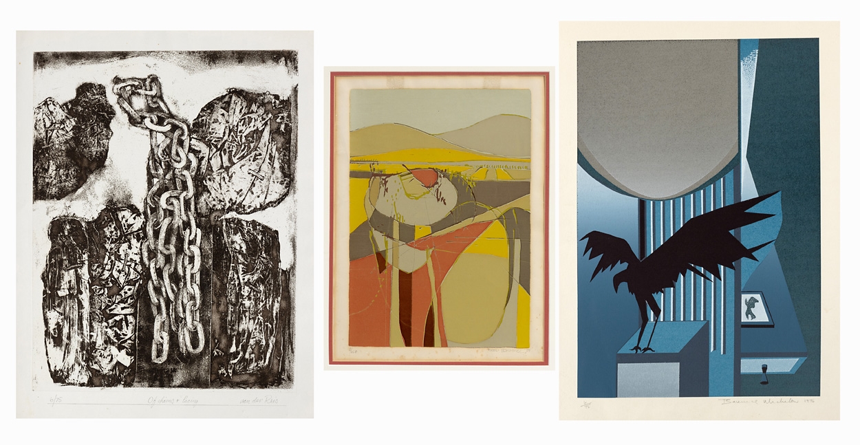 Berenice Michelow | A collection of three colour lithographs on paper ...