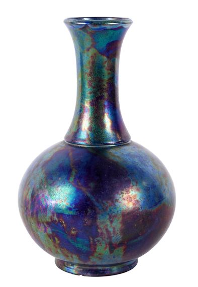 Zsolnay Ceramic Factory | ZSOLNAY POTTERY VASE | MutualArt