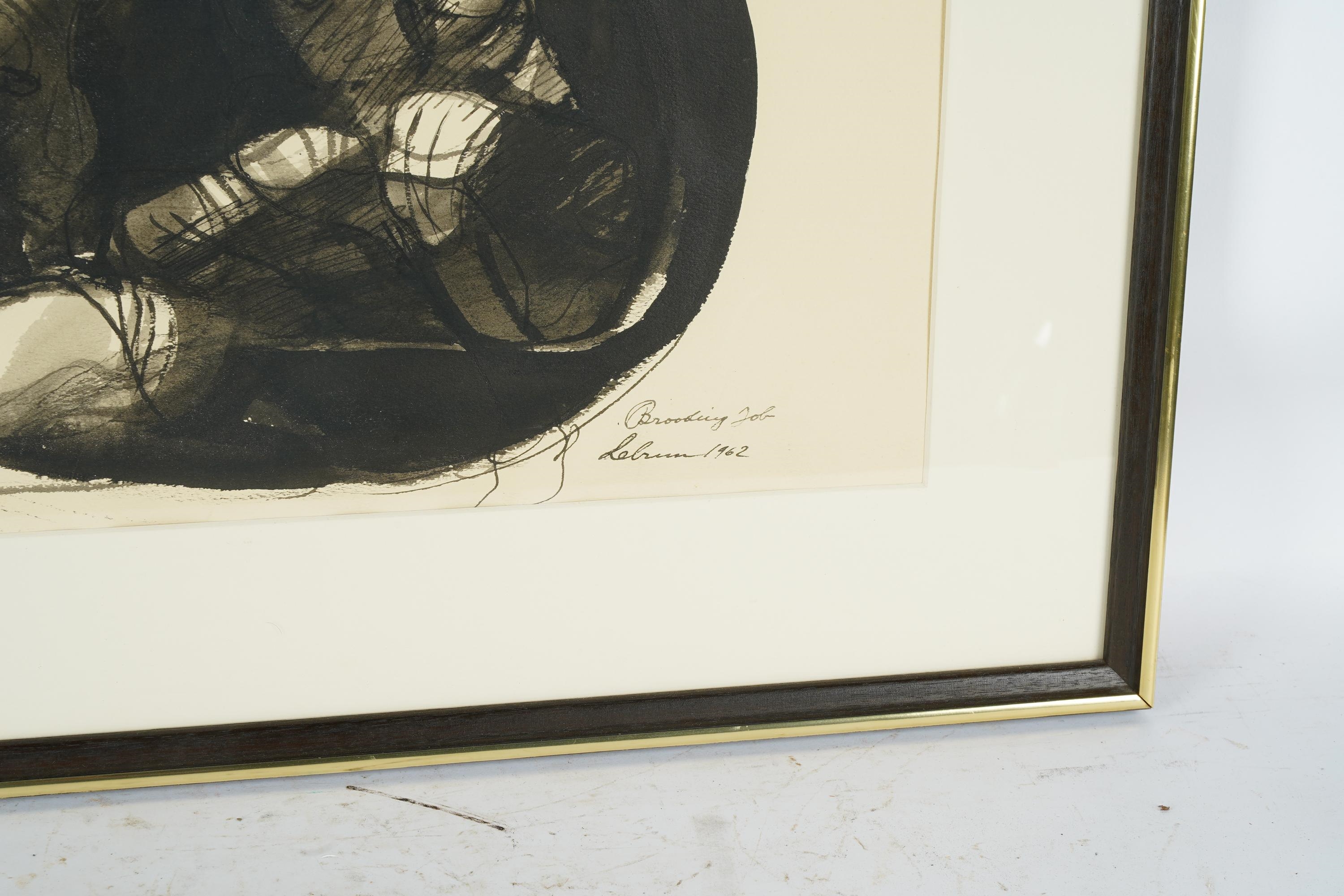 Rico Lebrun | BROODING JOB (1962) | MutualArt