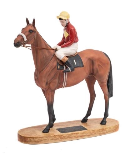 John Samuel Beswick | A Beswick equestrian group Red Rum with Brian ...