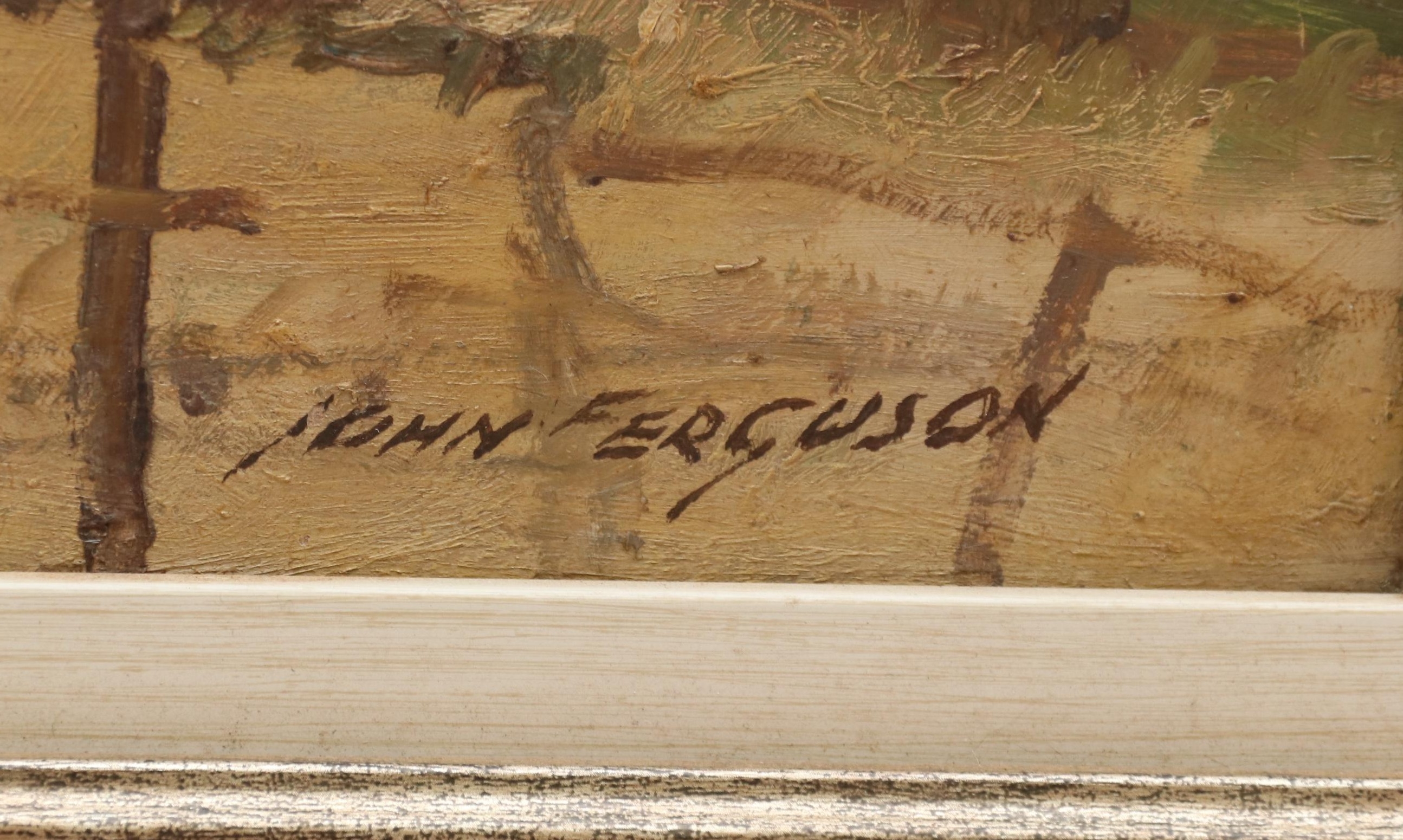 John Kenneth Ferguson | Two Huts | MutualArt