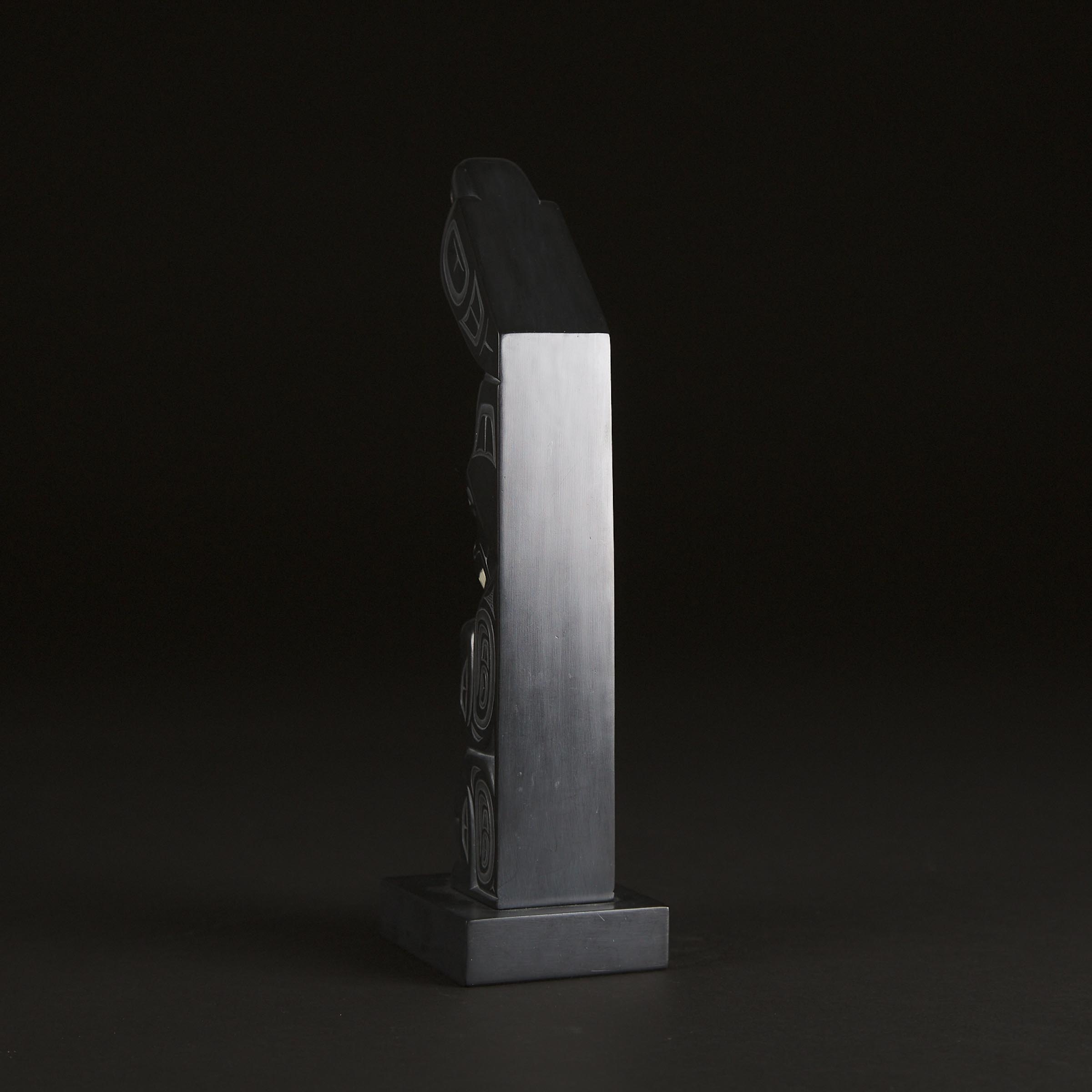 Glen Pollard | EAGLE BEAR MAN MODEL TOTEM POLE | MutualArt