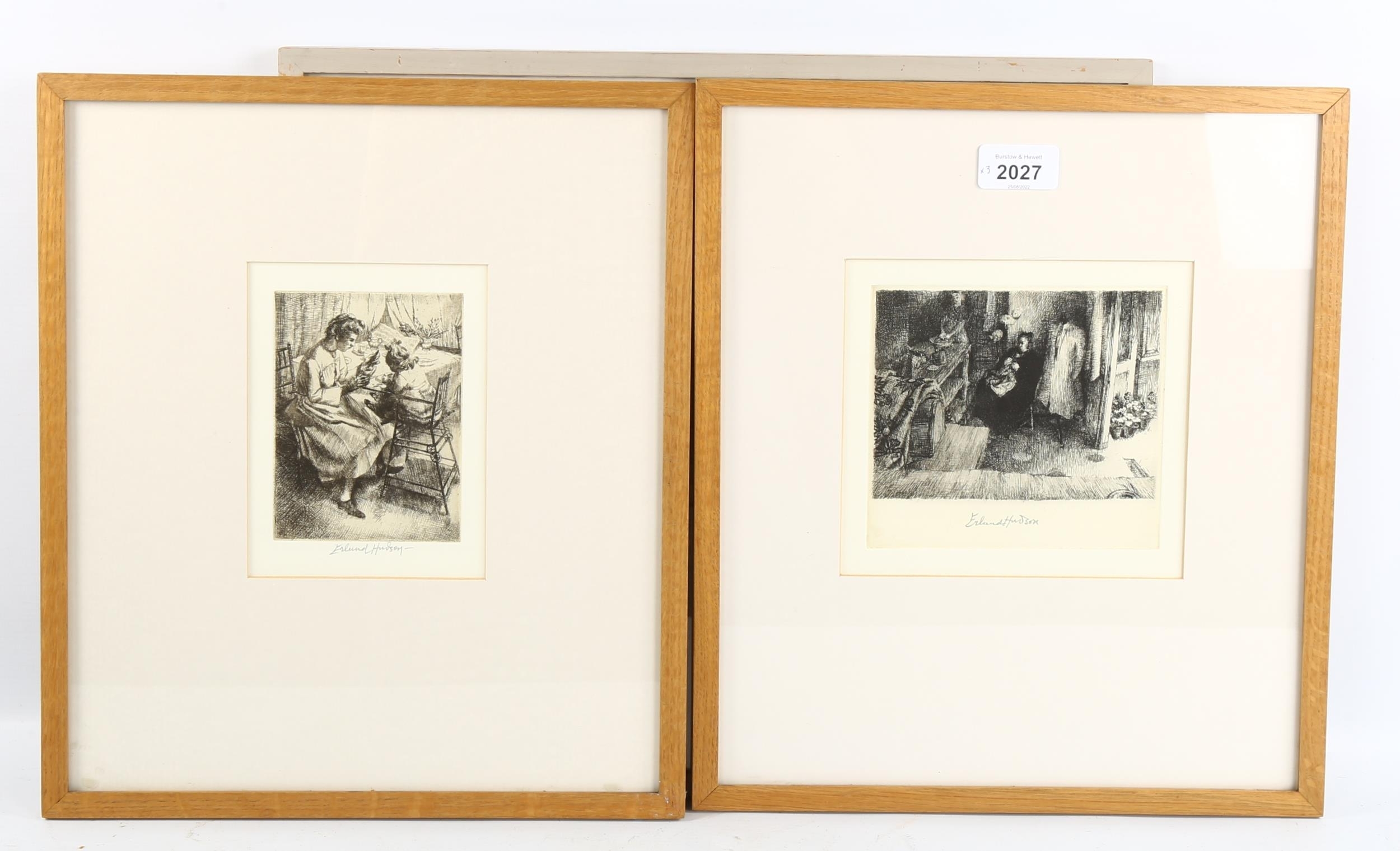 Erlund Hudson | interior scenes | MutualArt