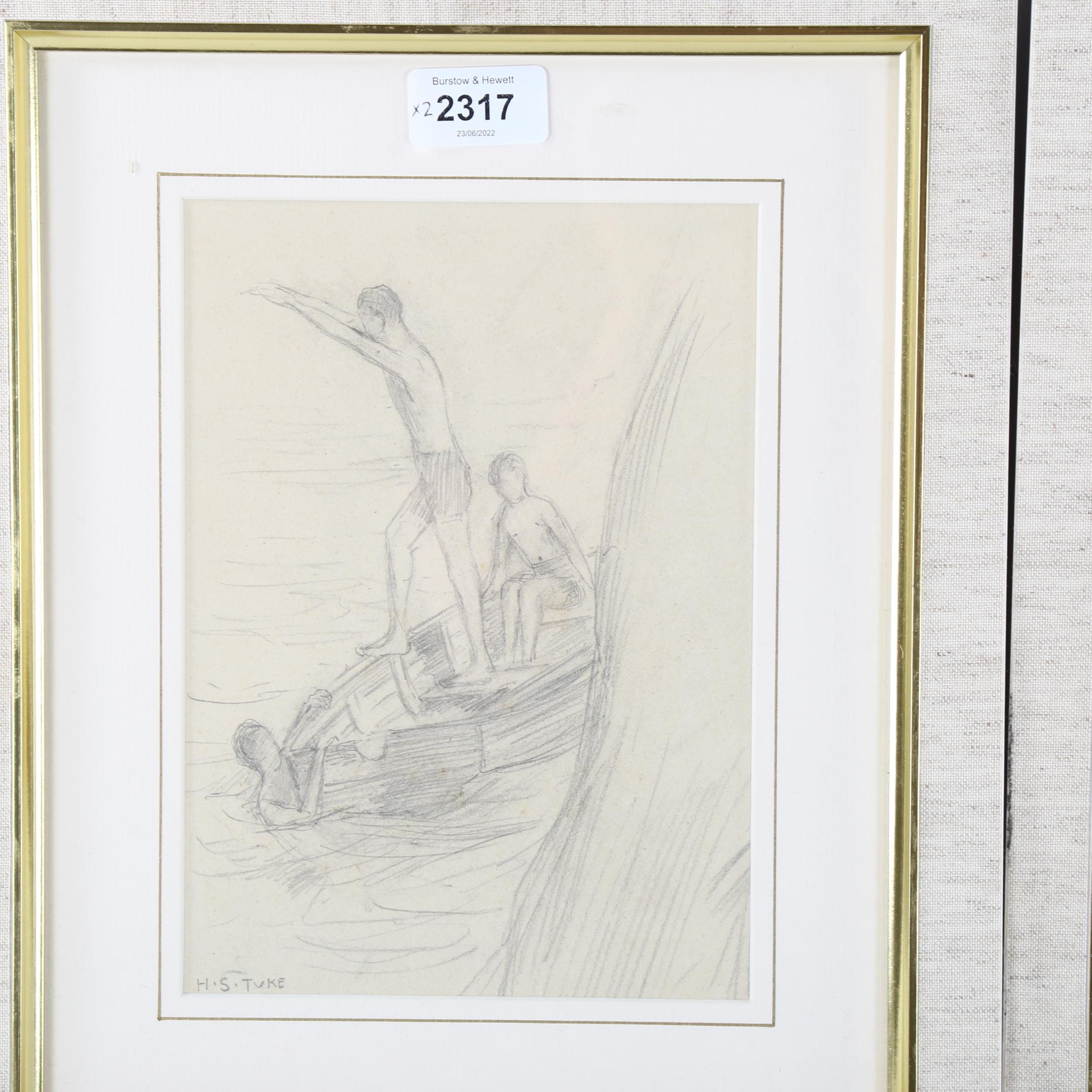 Henry Scott Tuke | bathers | MutualArt