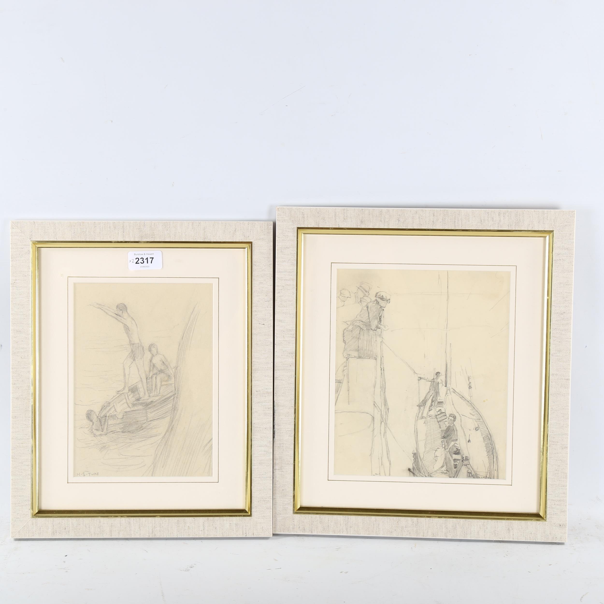 Henry Scott Tuke | bathers | MutualArt