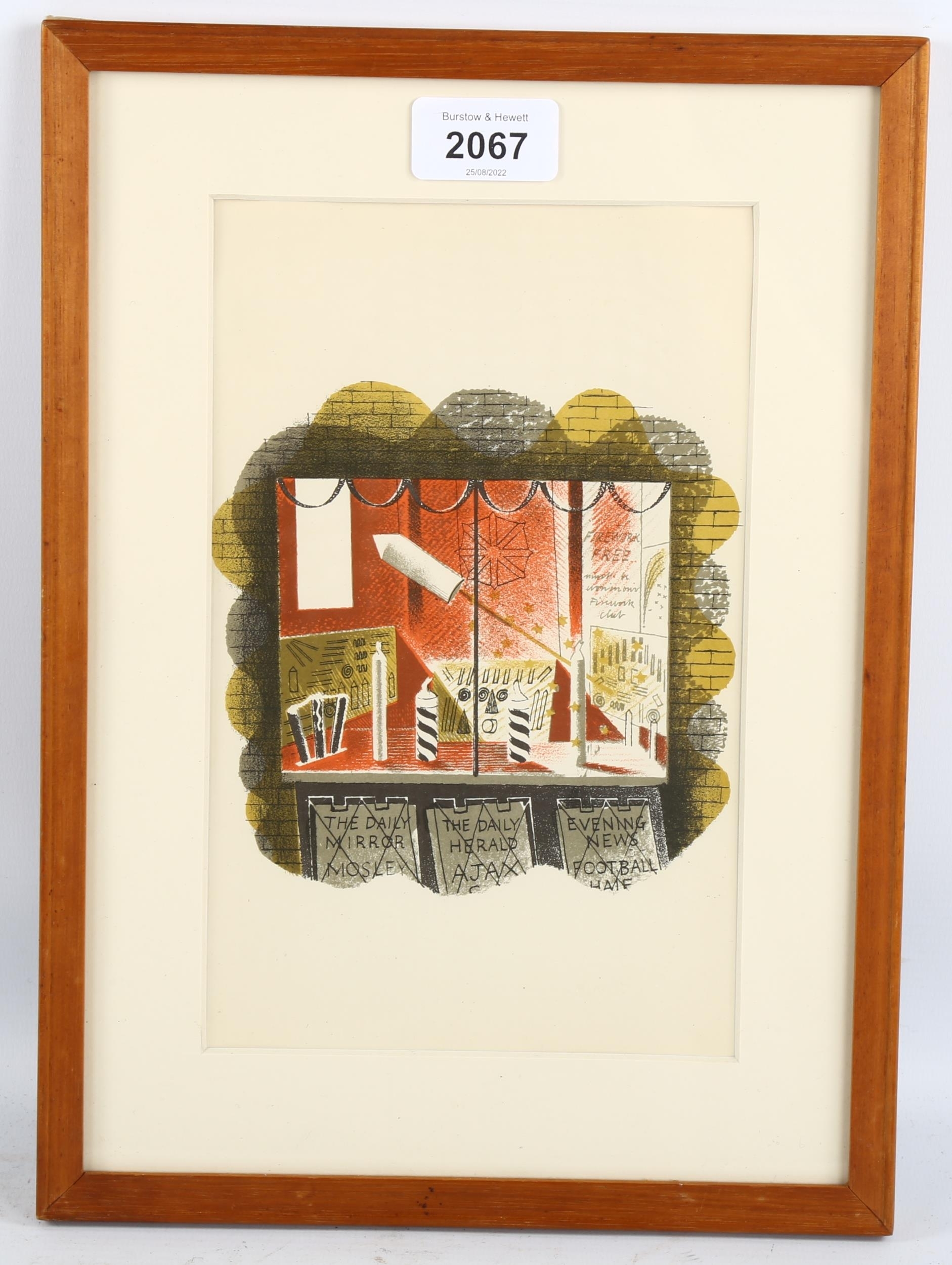 Eric Ravilious | Fireworks (1938) | MutualArt