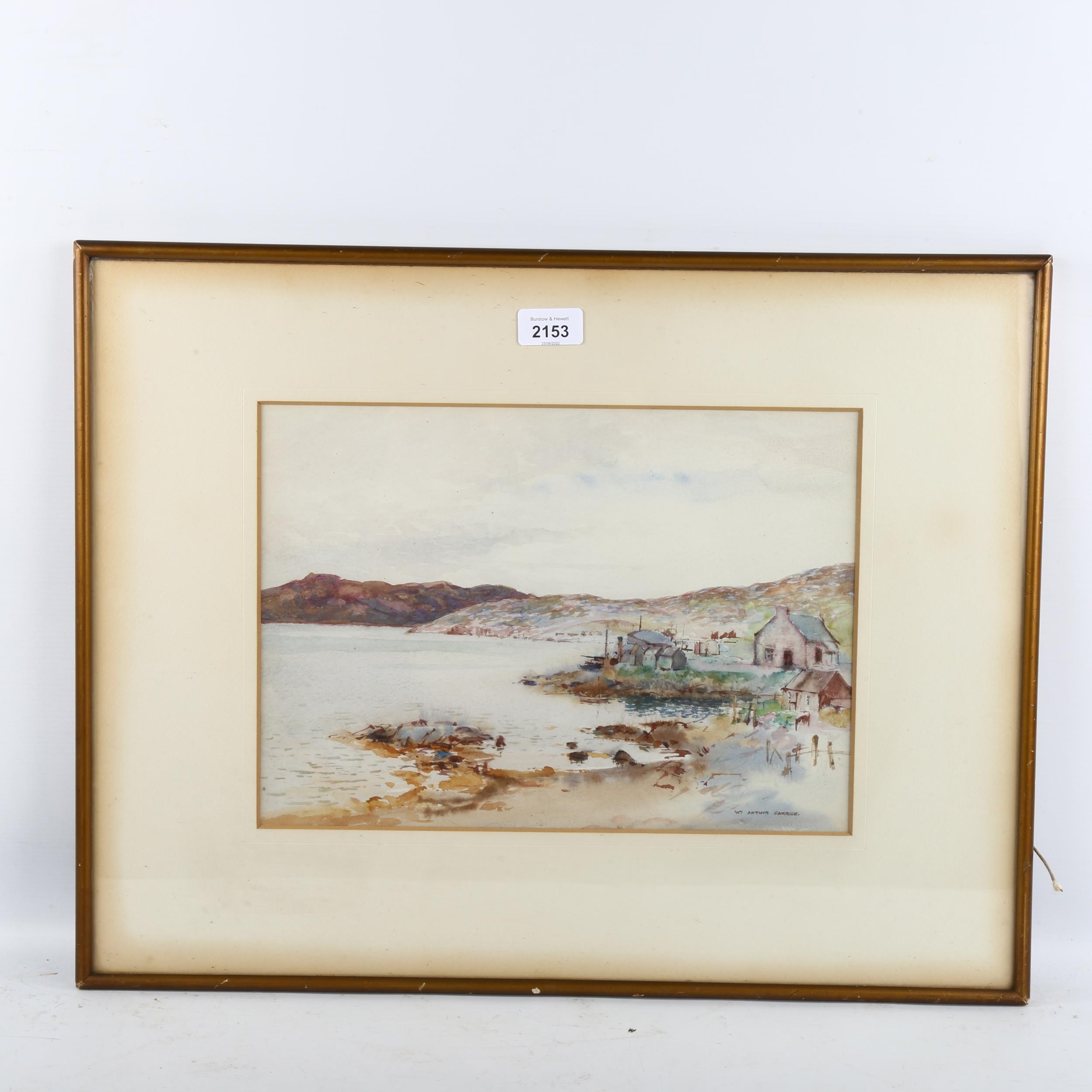 William Arthur Laurie Carrick | Scottish harbour scene | MutualArt