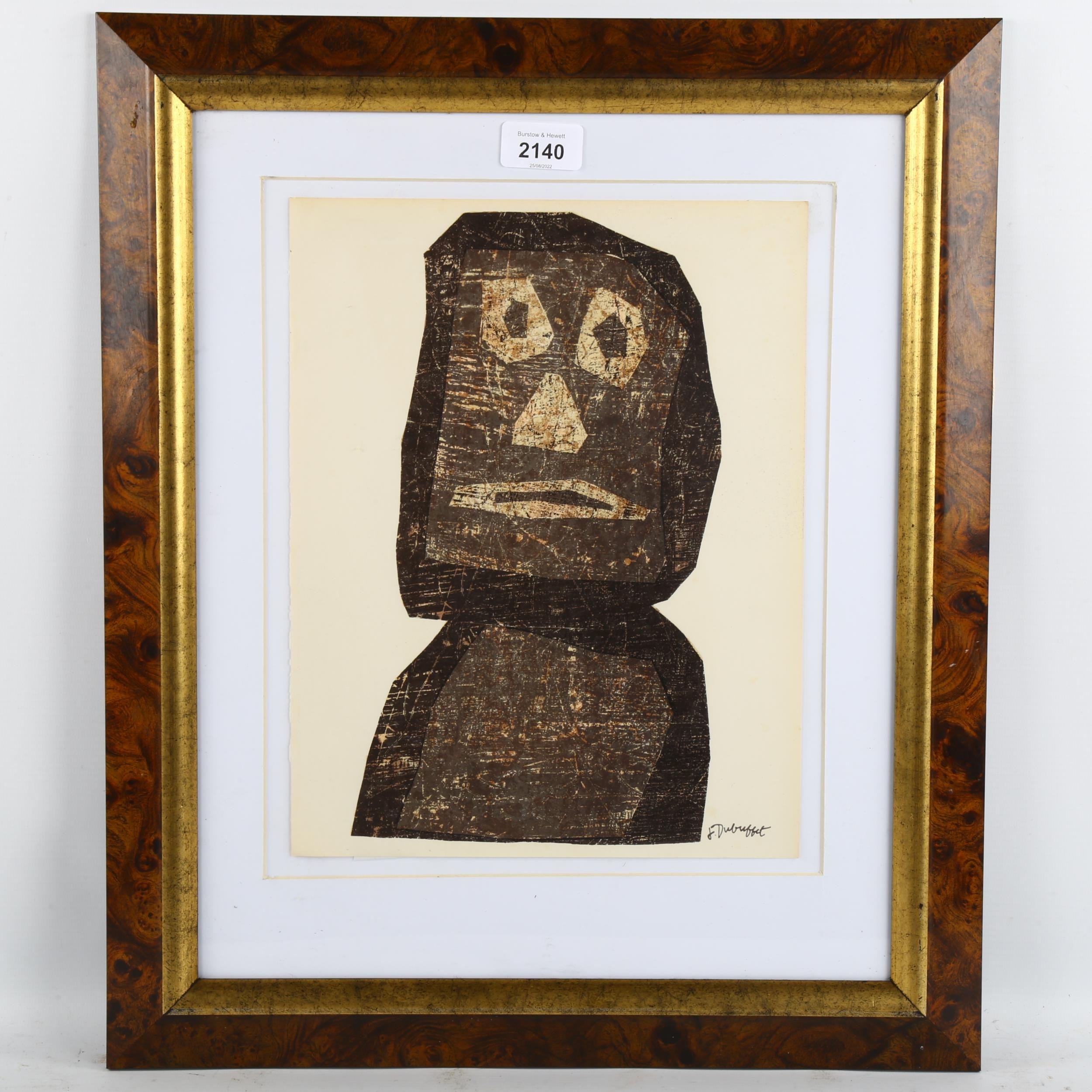 Jean Dubuffet | Face (1958) | MutualArt