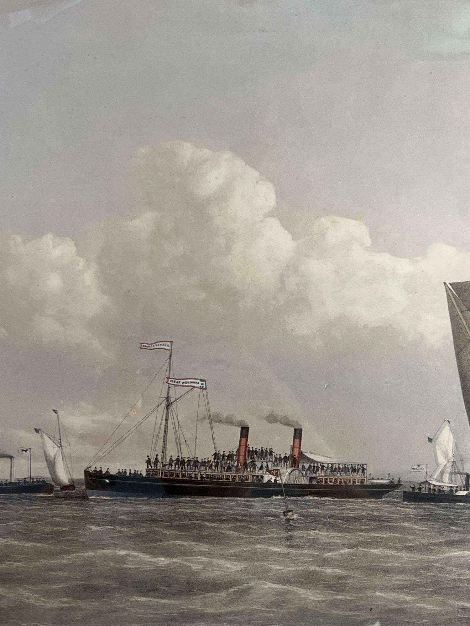 Josiah Taylor | The Arrival at Edith of the Winning Spritsail Barges in ...