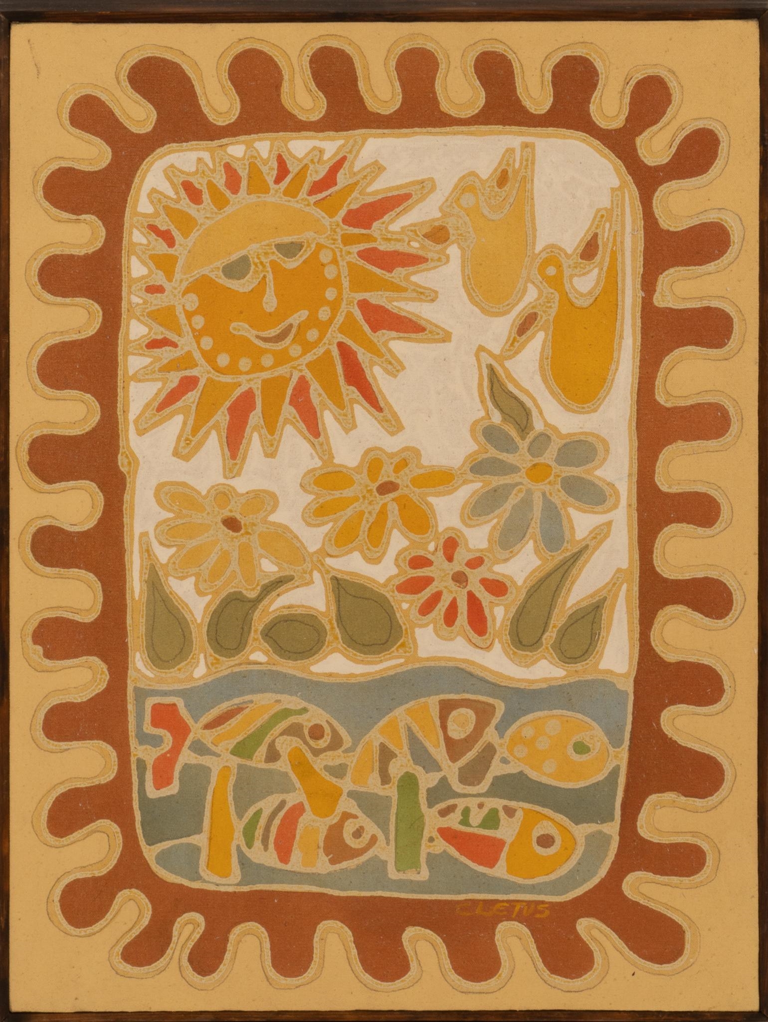 Brother Cletus Behlmann | Sunny River Composition (1960) | MutualArt