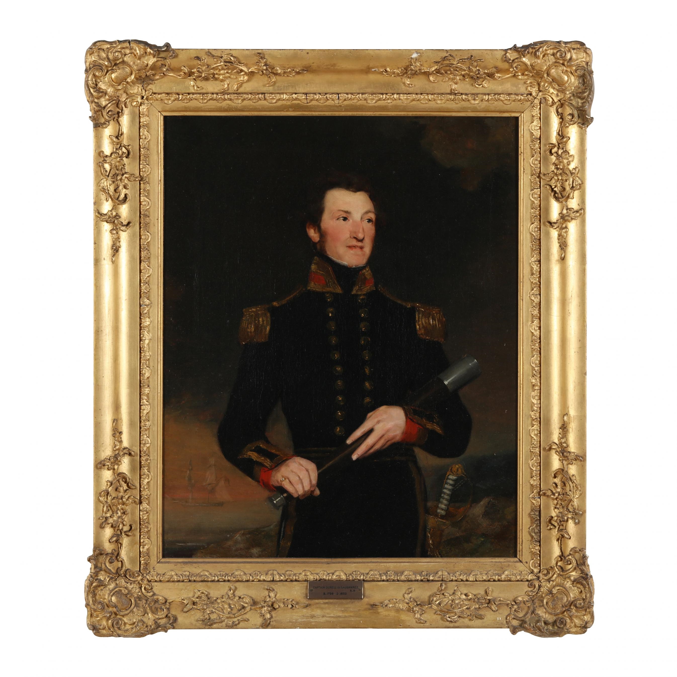 British School, 19th Century | Portrait of a Captain in the Royal Navy ...