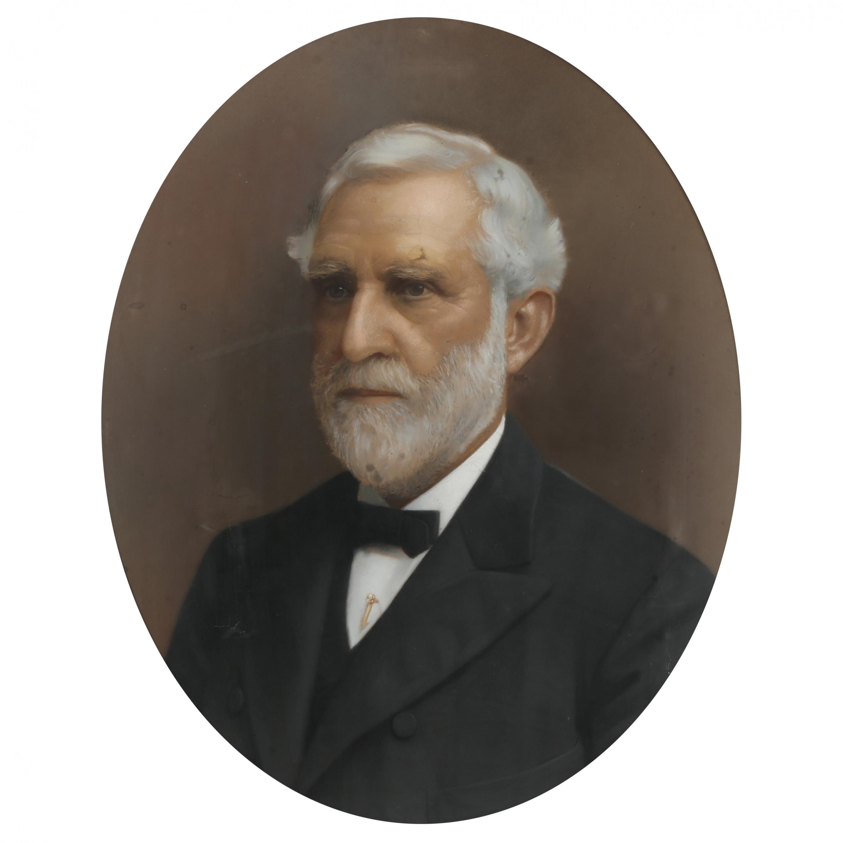 Louis Charles Moeller | Portrait of a Man (1893) | MutualArt