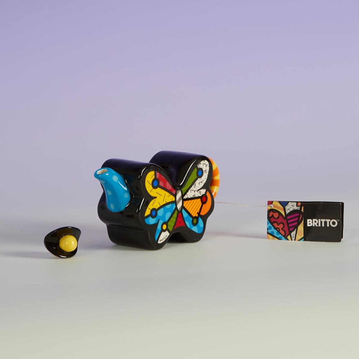 Romero Britto | Mini Ceramic Butterfly Pot | MutualArt