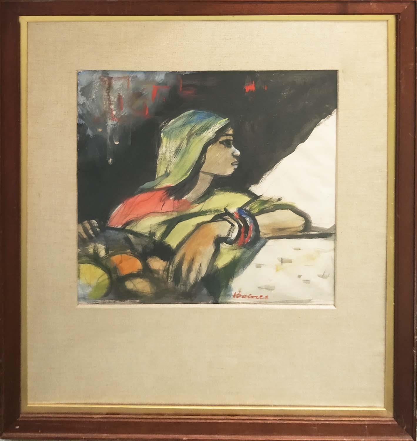 Harry Baines | Fruit seller in Bombay | MutualArt