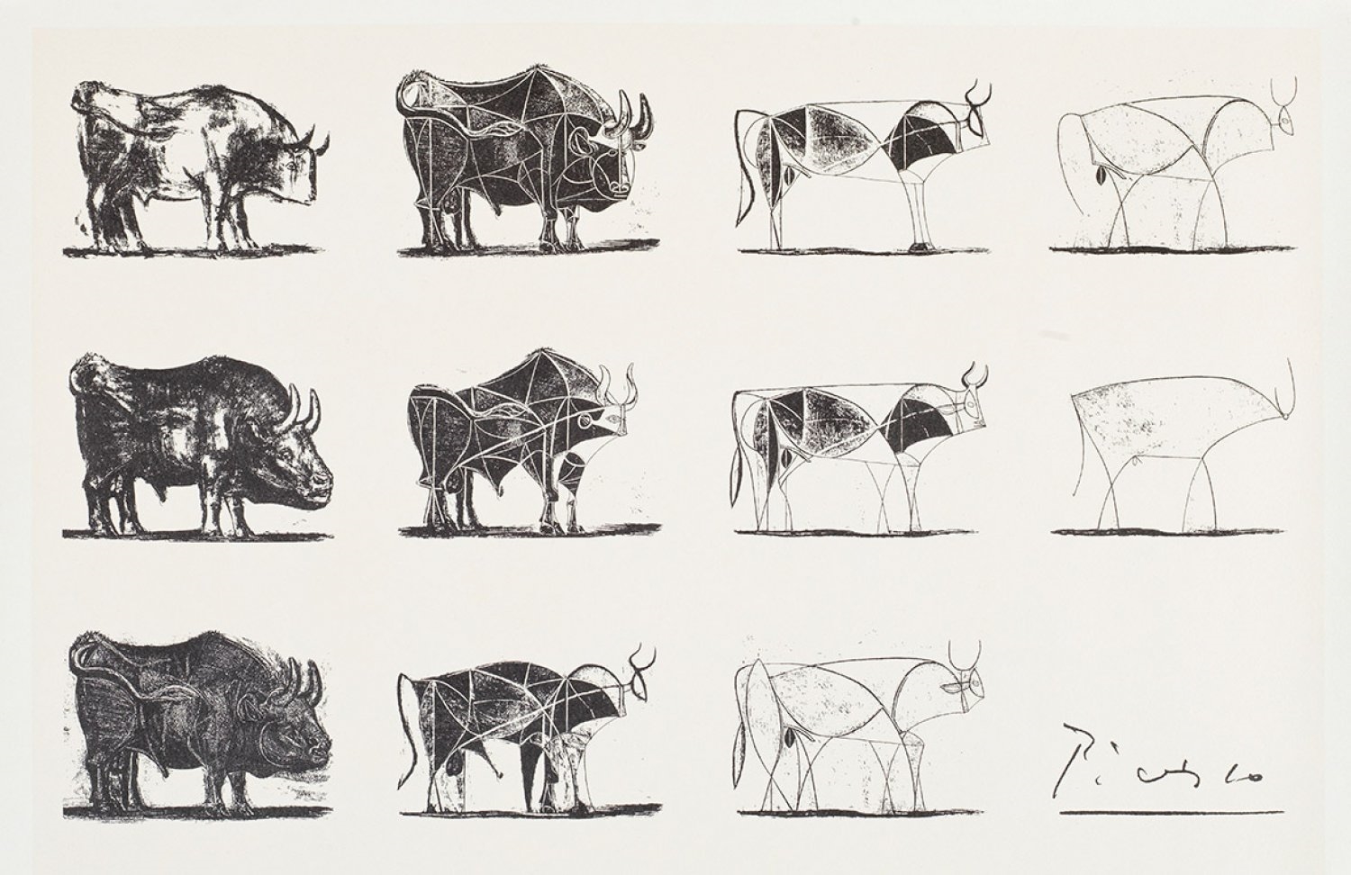 Pablo Picasso | Le Taureau (11 états du taureau). Originaltitel (1999 ...