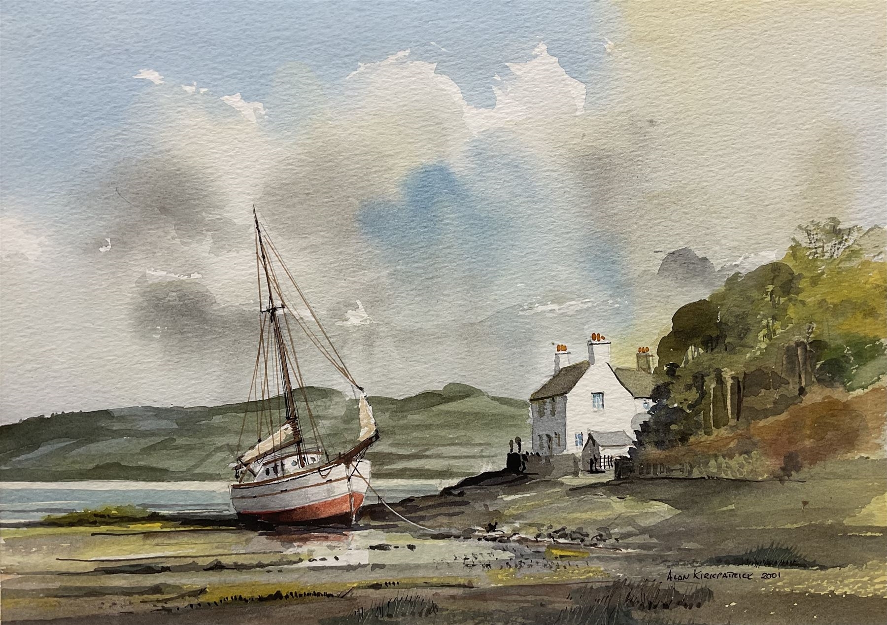 Alan Kirkpatrick | Beached Fishing Boat (2001) | MutualArt