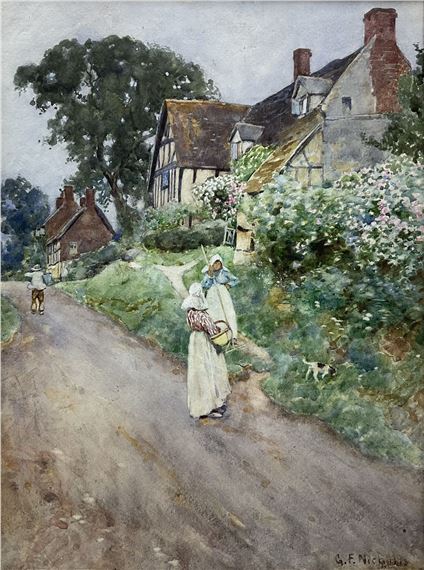 George Franck Nicholls | The Old Manor House - Cropthorne ...