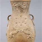 Han Dynasty | Elaborate Chinese Han Dynasty style pottery covered vase ...