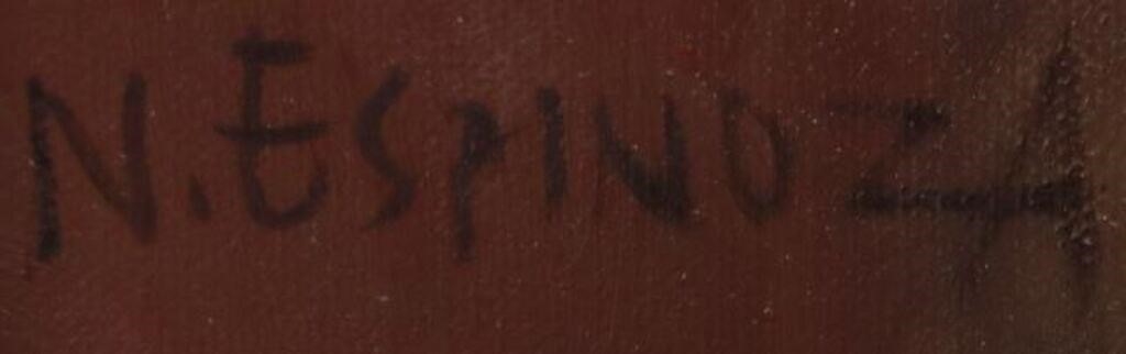 Noel Espinoza | Framed oil on canvas painting | MutualArt