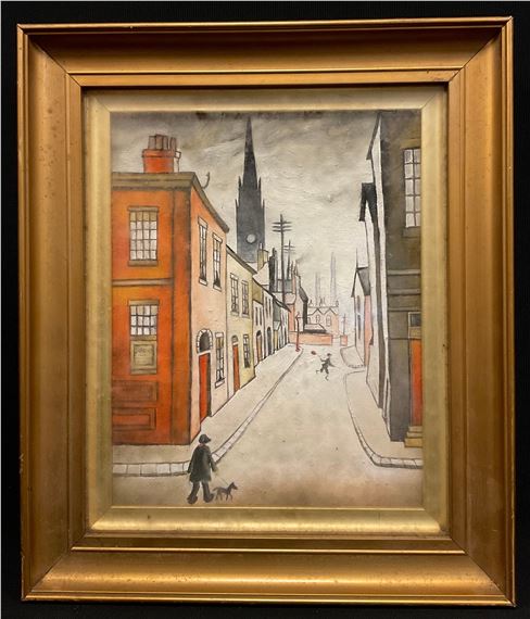 Laurence Stephen Lowry | 'Boy with a red balloon' | MutualArt