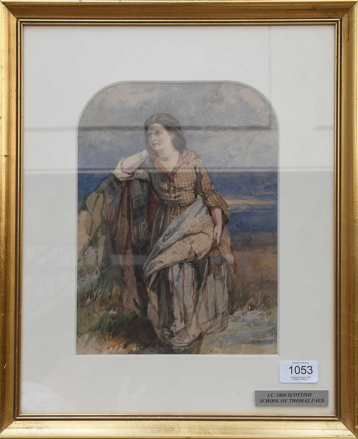 Thomas Collier | Country girl in a reflective standing pose | MutualArt