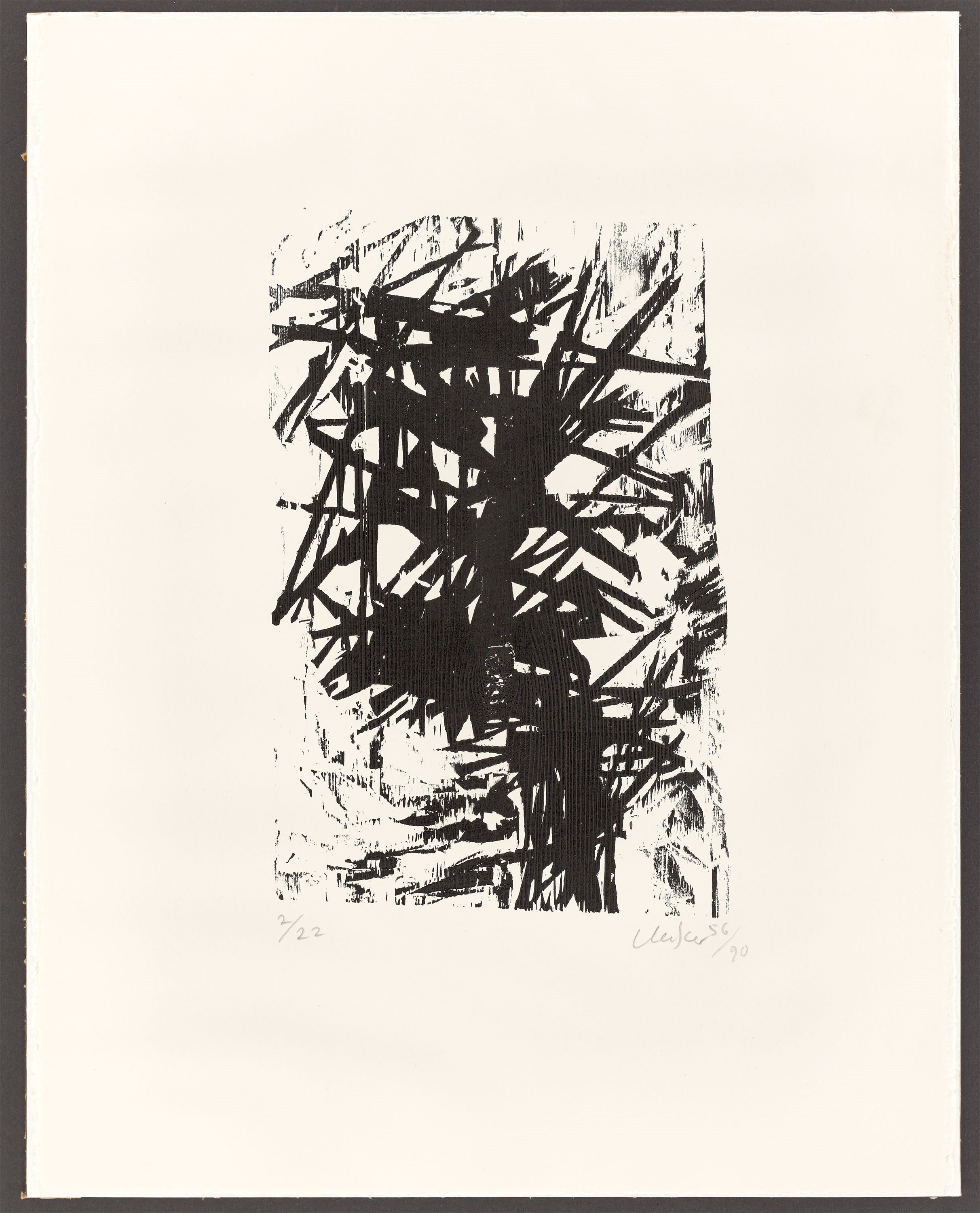 Günther Uecker | Untitled. (1990) | MutualArt